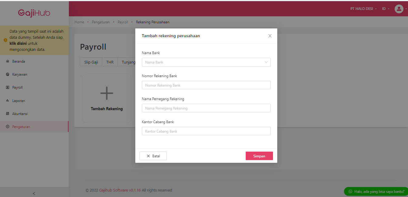 Cara Setup Awal Payroll di GajiHub - Software Payroll & HR Gajihub